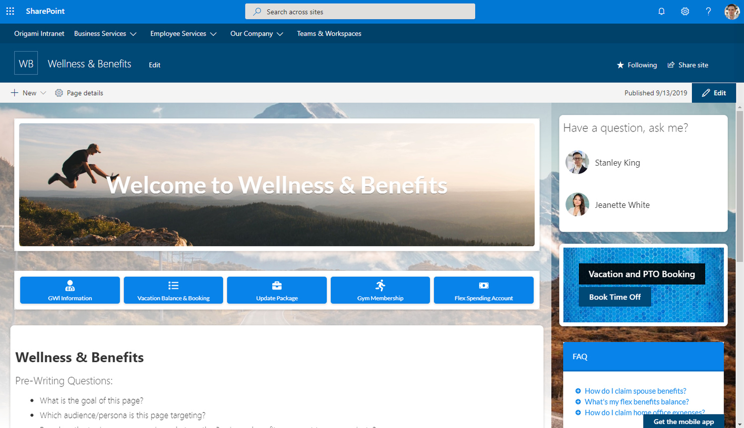 SharePoint vs Confluence as an Enterprise Intranet — Origami