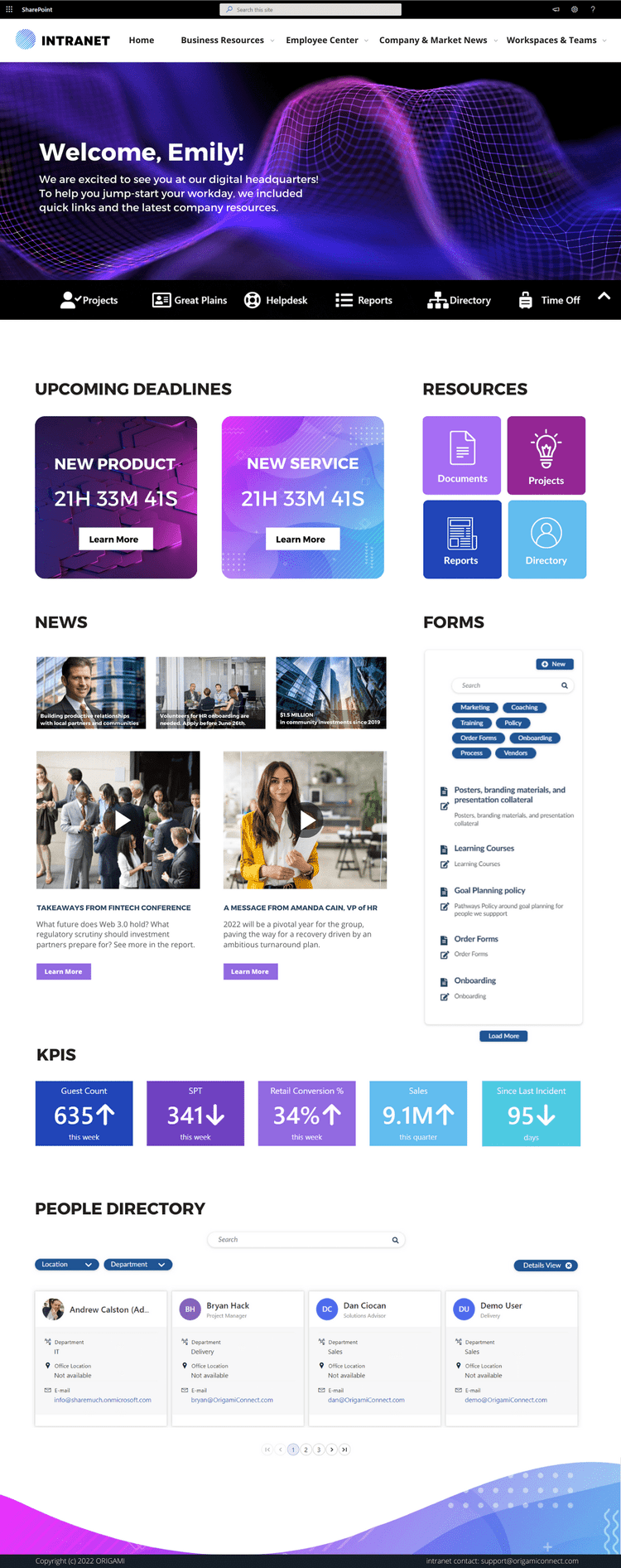 Top 7 Enhancements to Explore in Origami Intranet’s Release Built on ...