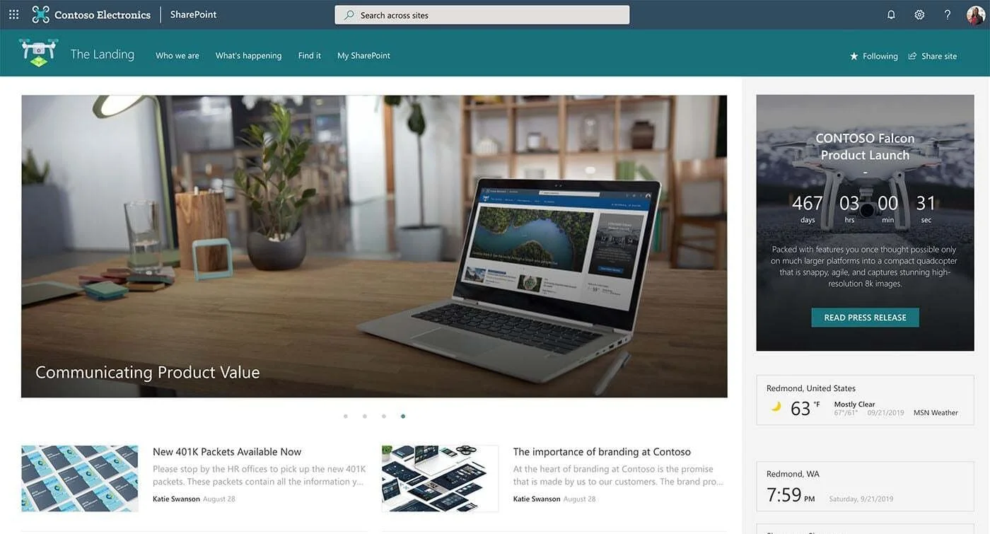 Make Your SharePoint Look like a Website with No Code — Origami