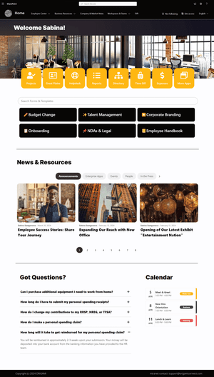 7 Stunning SharePoint Design Ideas to Inspire You in 2025 — Origami