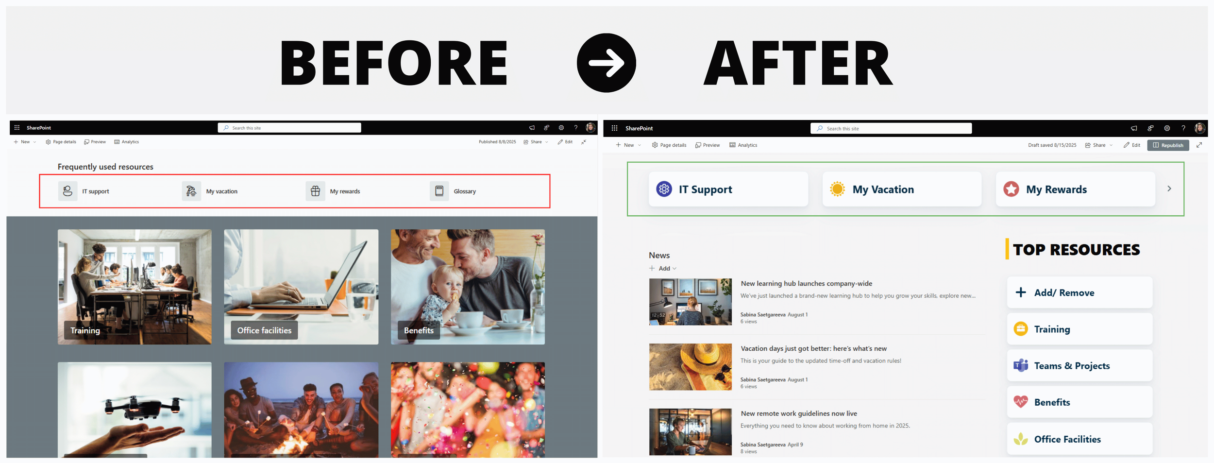 SharePoint Homepage Makeover: From Dull to Stunning — Origami
