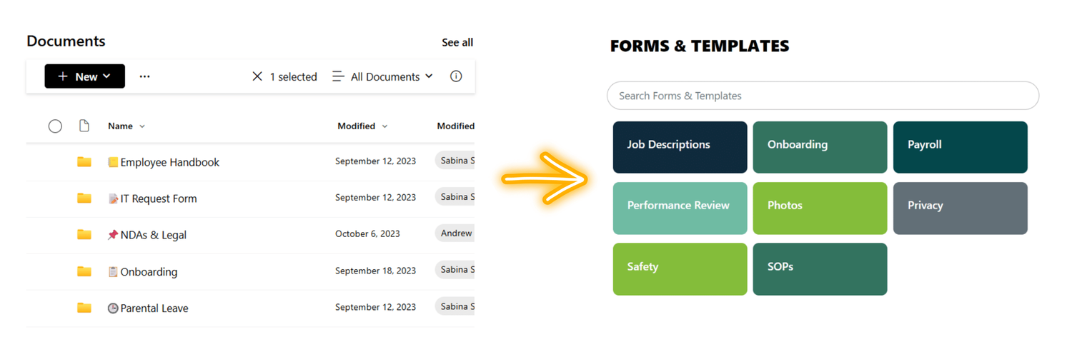 Make Your SharePoint Look like a Website with No Code — Origami
