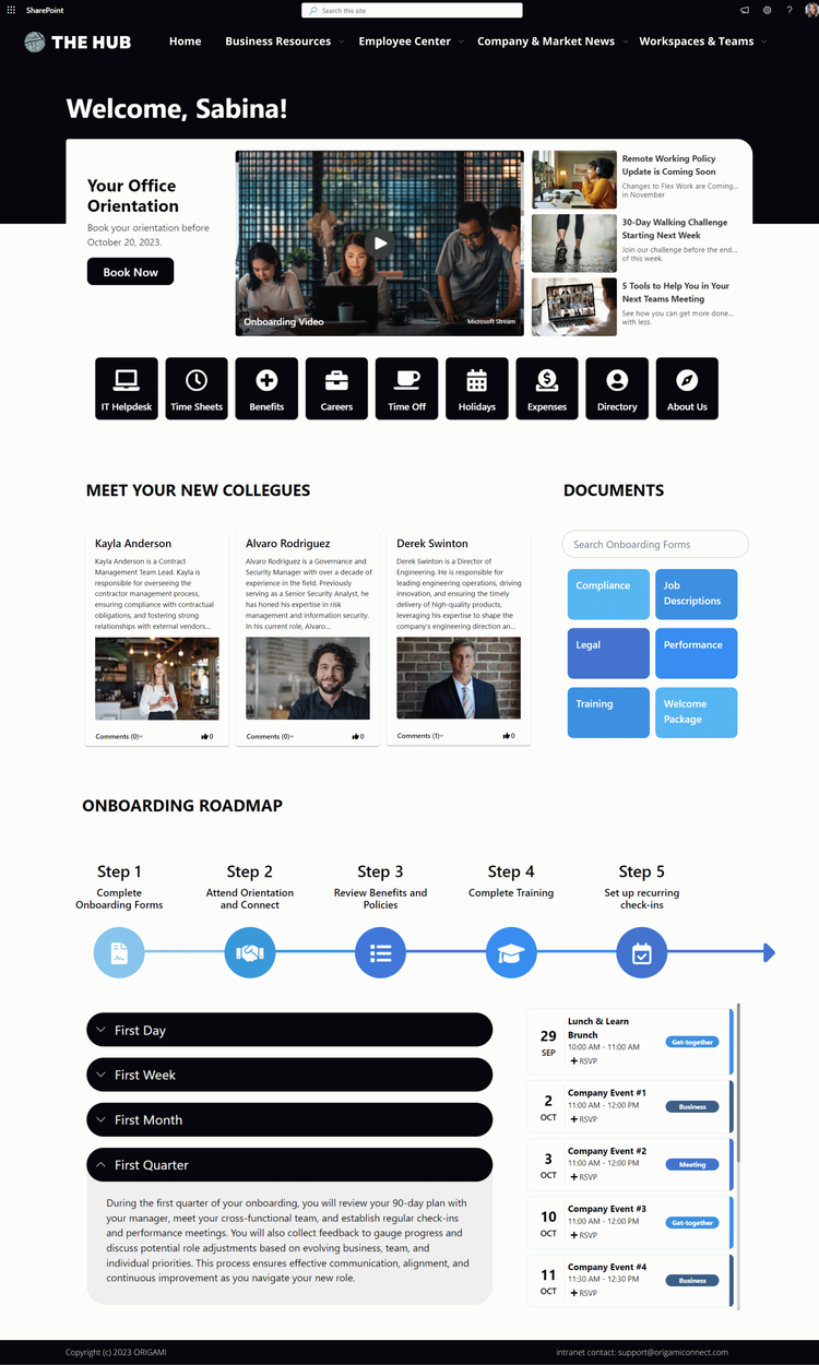 How to create a killer HR Portal SharePoint site? 3 Examples and ...