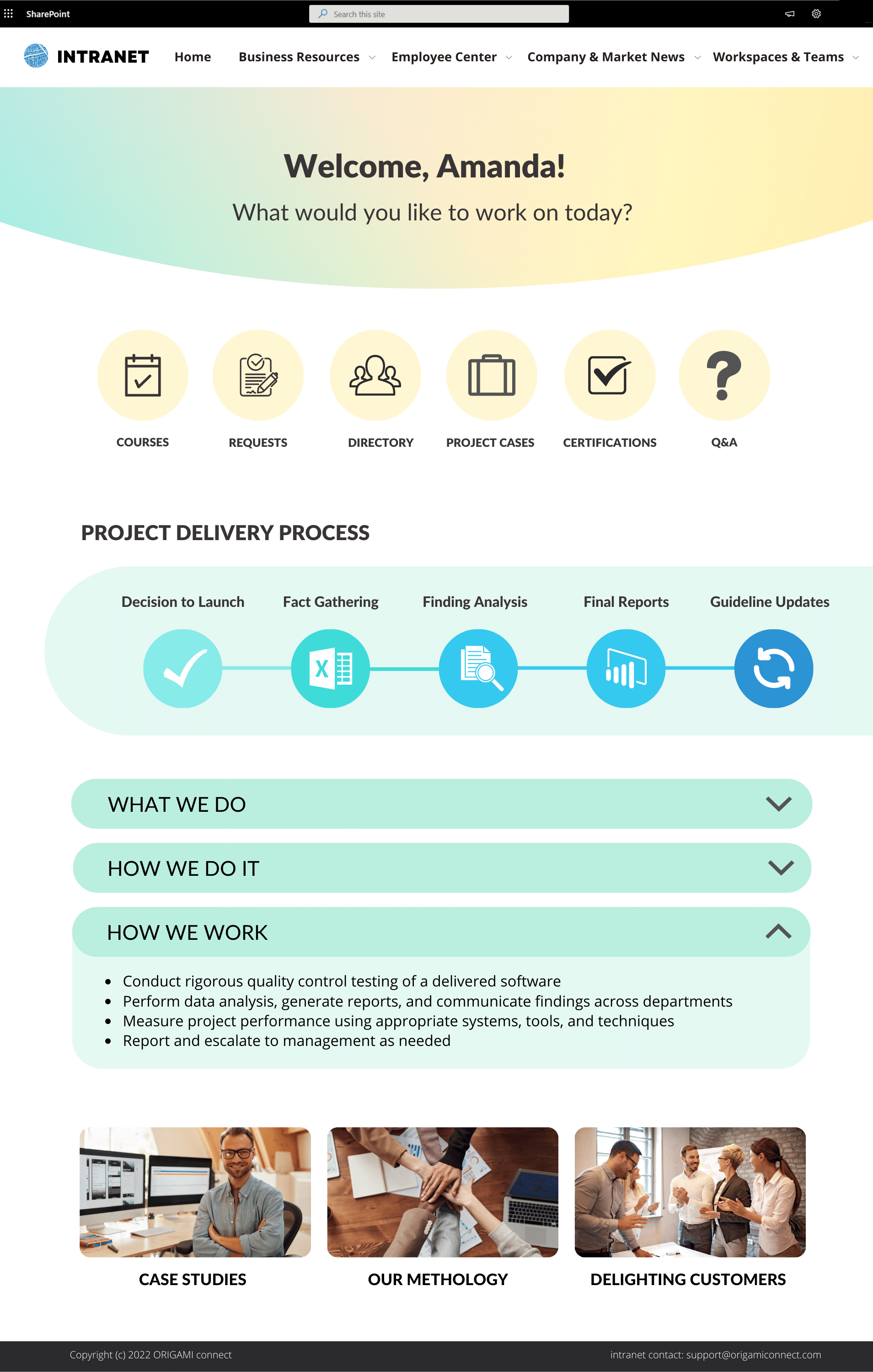 5 Great Intranet Examples You Can't Miss — Origami 5 Great Intranet Examples You Can't Miss — Origami