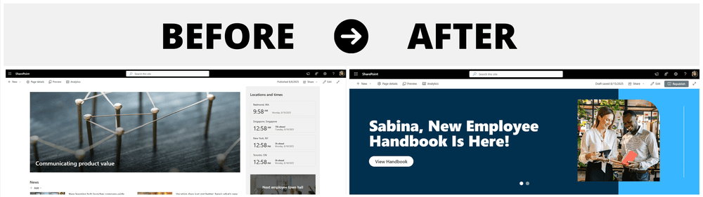 SharePoint Homepage Makeover: From Dull to Stunning — Origami