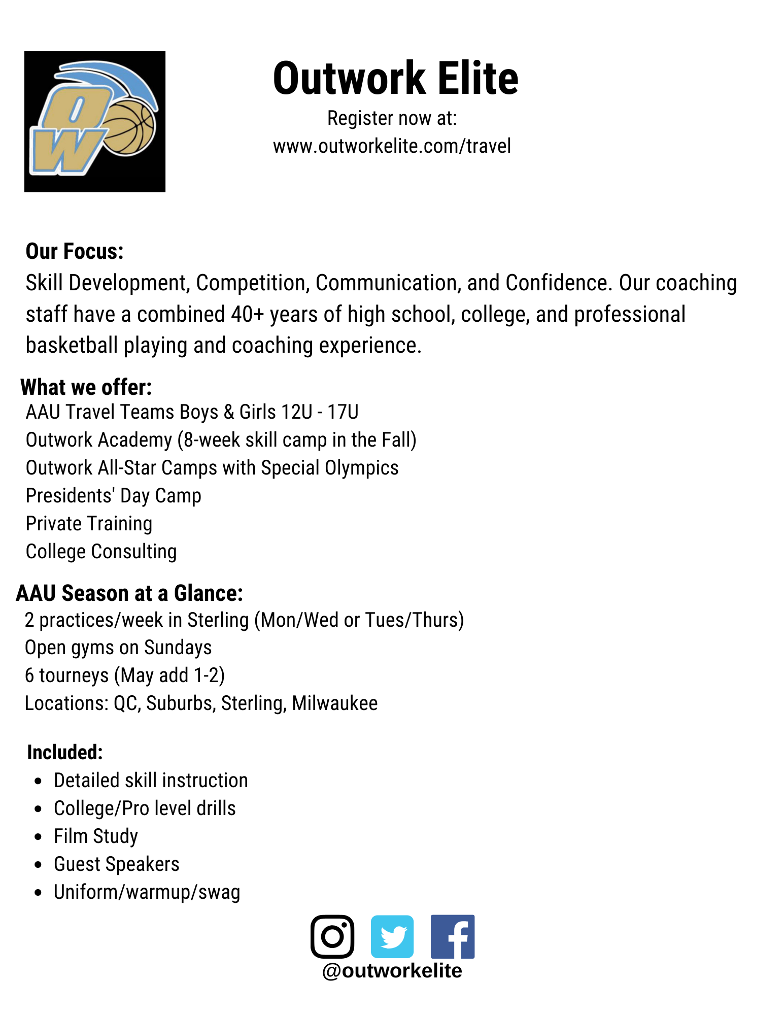 Outwork Elite Basketball