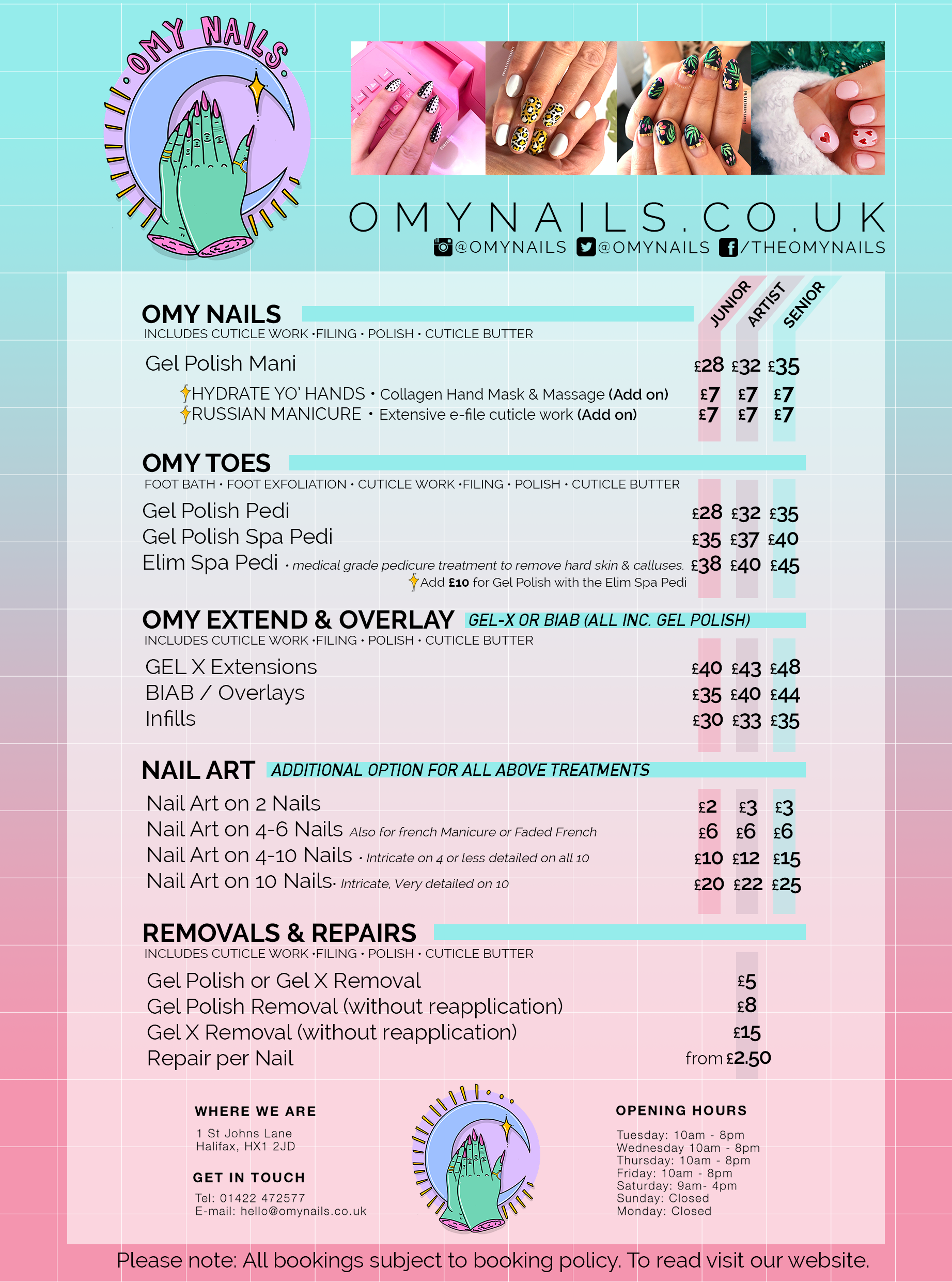 Prices — OMY Nails