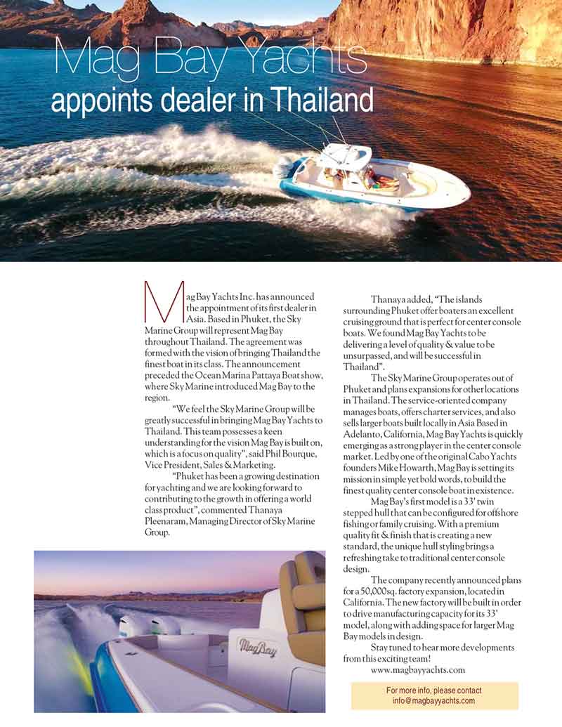 Reviews — Mag Bay Yachts