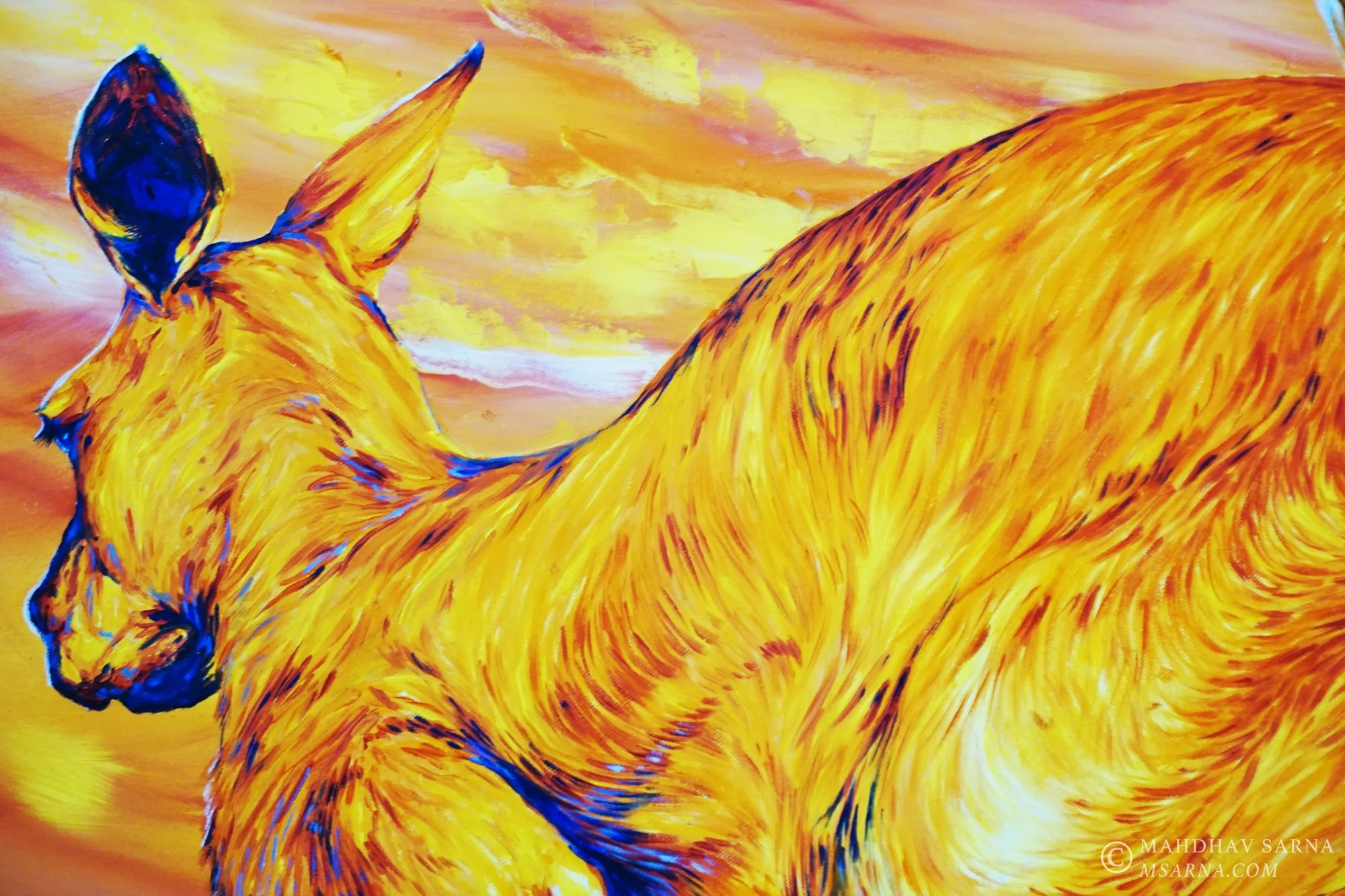Kangaroo Painting | AFGL — Mahdhav Sarna