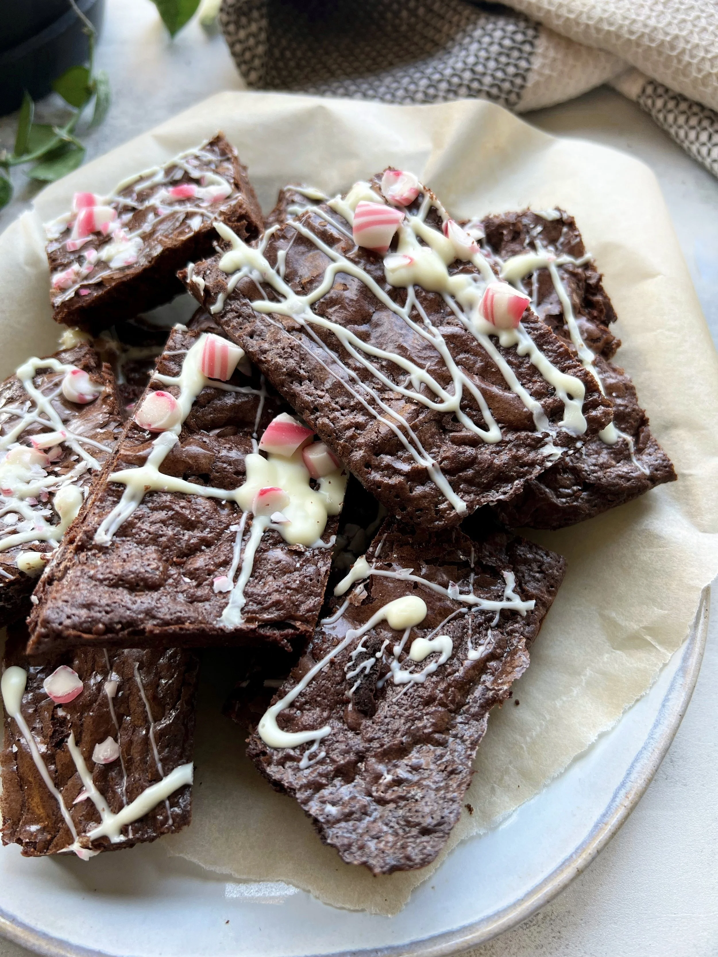 White Chocolate Peppermint Brownie Brittle — Sammi Brondo | NYC based ...