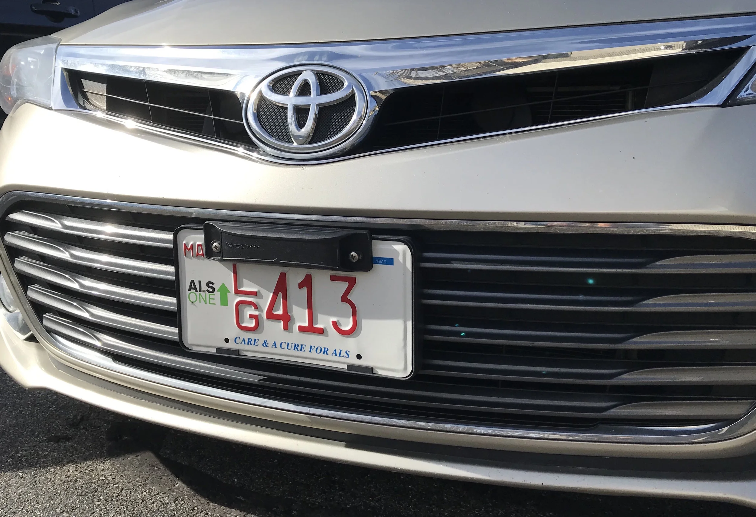 ARE YOU ONE? — ALS ONE LICENSE PLATE