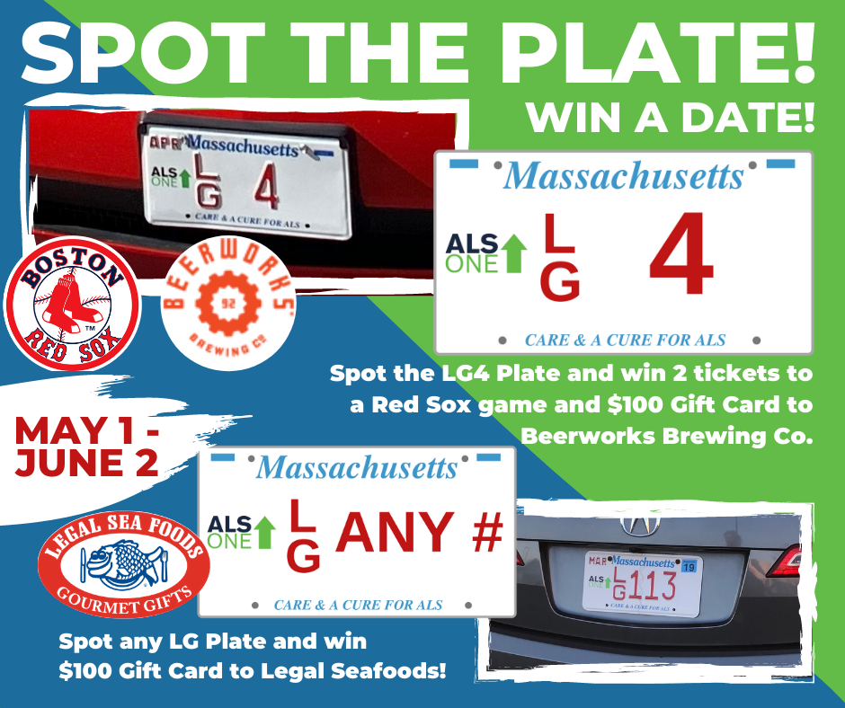 ALS ONE LICENSE PLATE