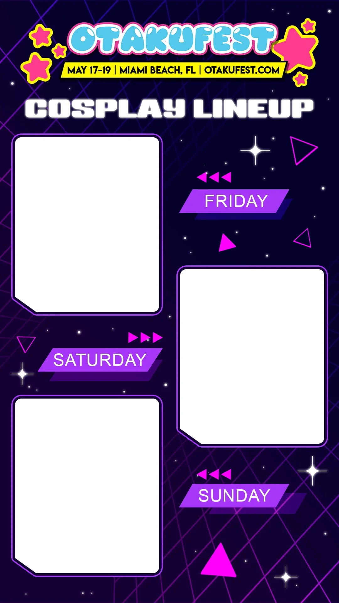 Cosplay Lineup — OtakuFest June 6-8 | Miami Airport Convention Center