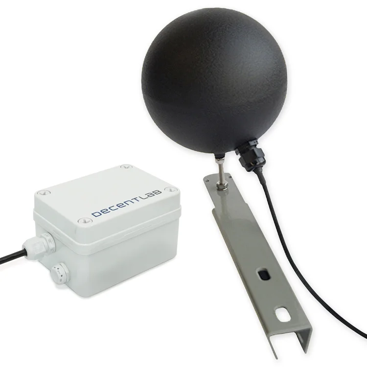 Black Globe Temperature Sensor for LORAWAN® — Decentlab