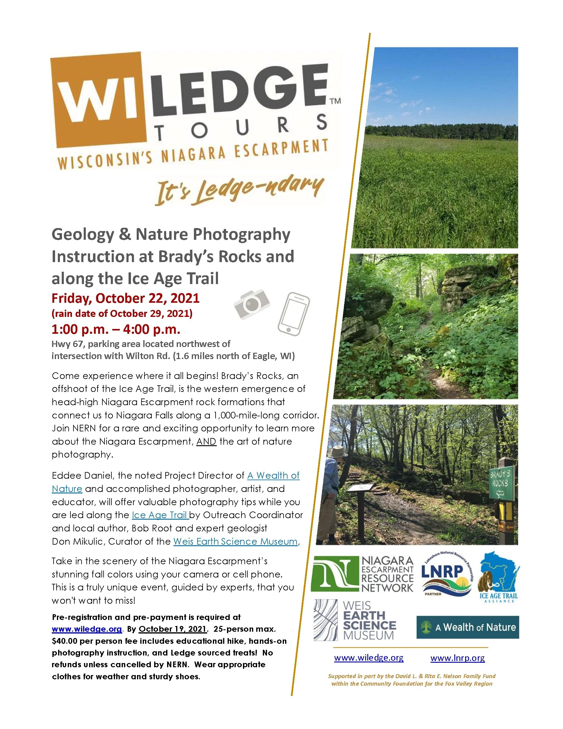 Tours — Wisconsin Ledge