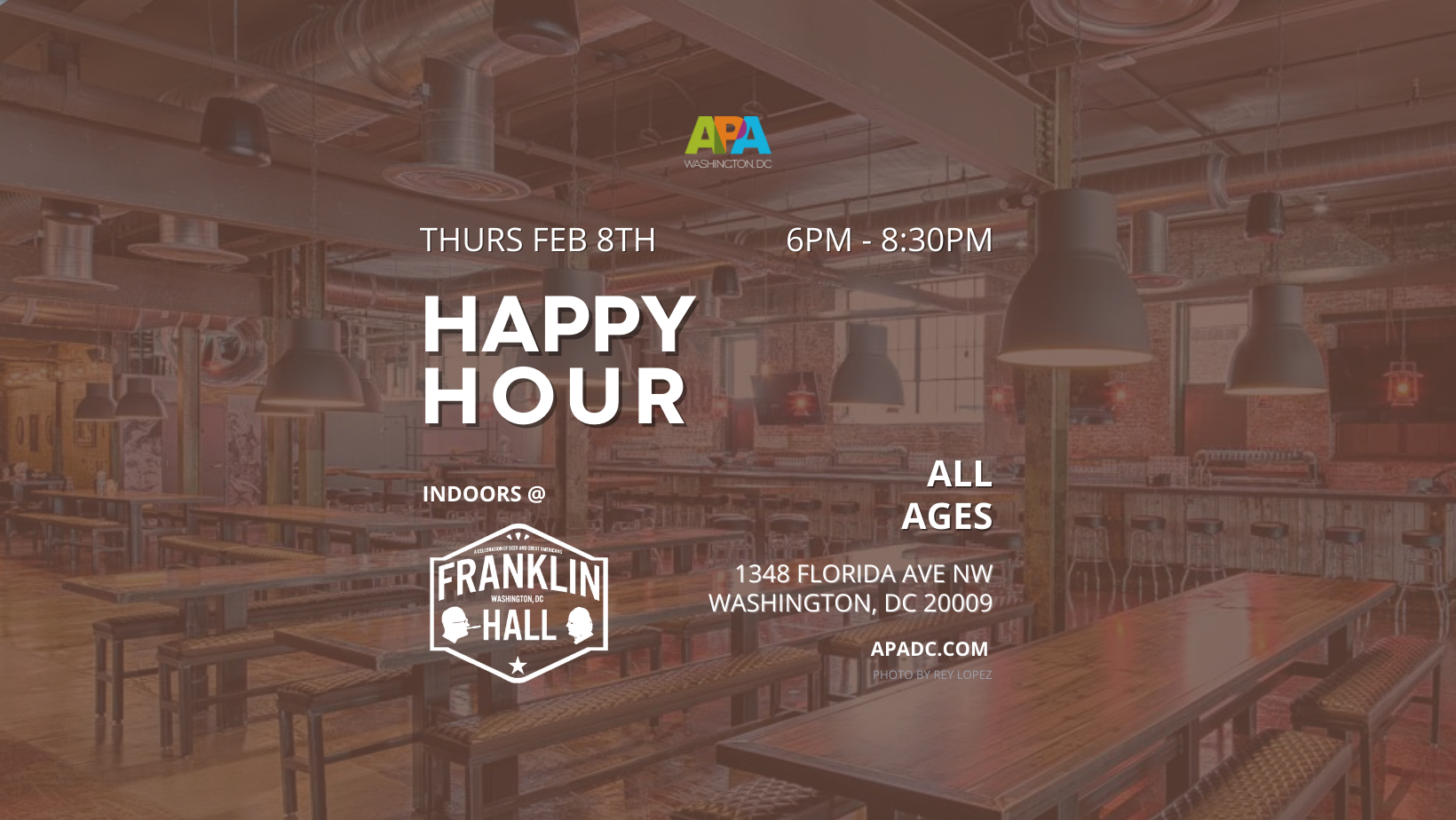 APA | DC Happy Hour - February 8th! — American Photographic Artists DC
