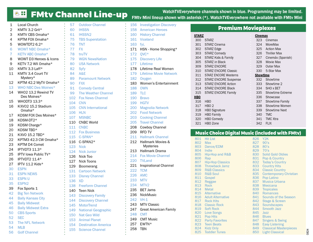 FMtv by FMTC: Affordable TV & Streaming Services for Southwest Iowa ...