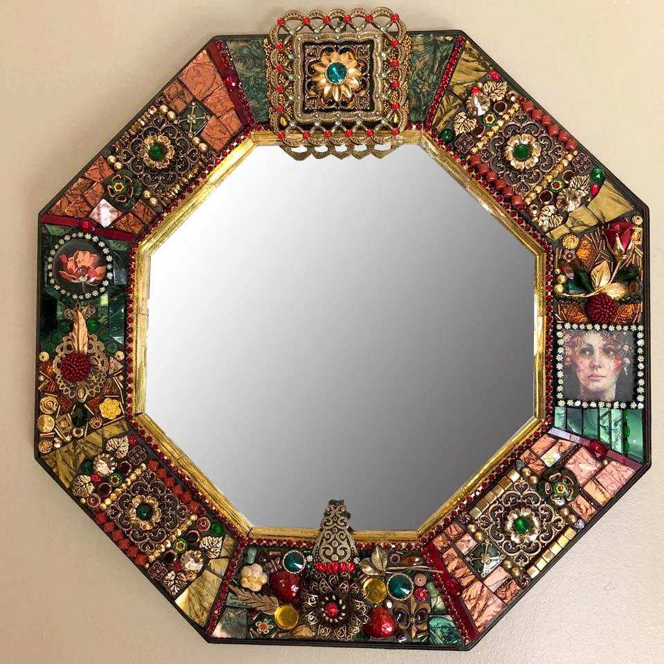 Square Mosaic Mirrors