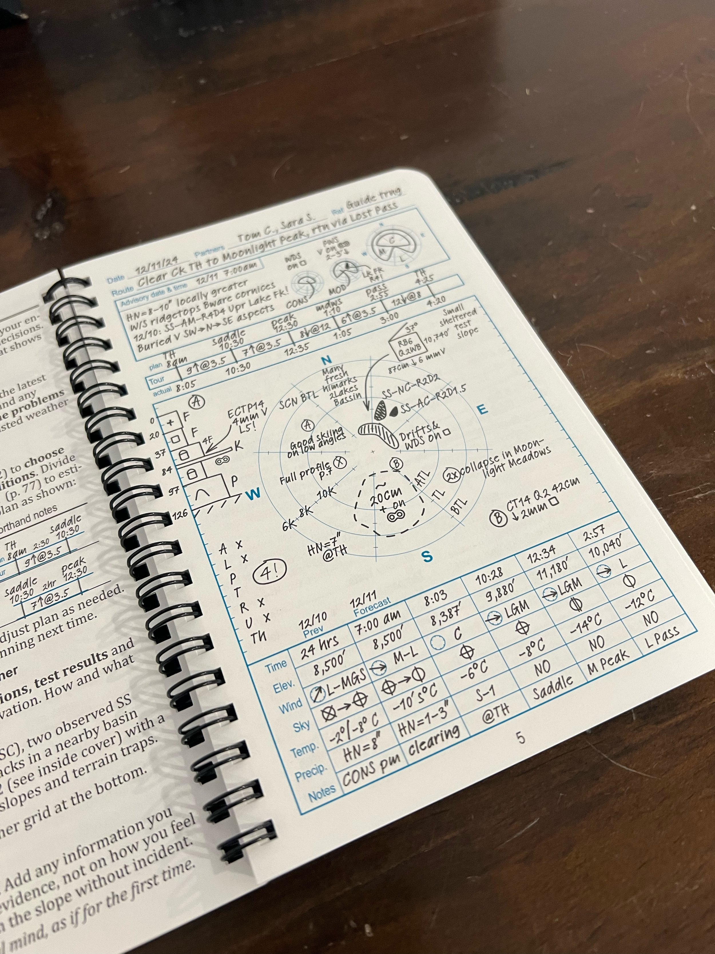 Snow & Avalanche Field Notebook — East Coast Avalanche Education