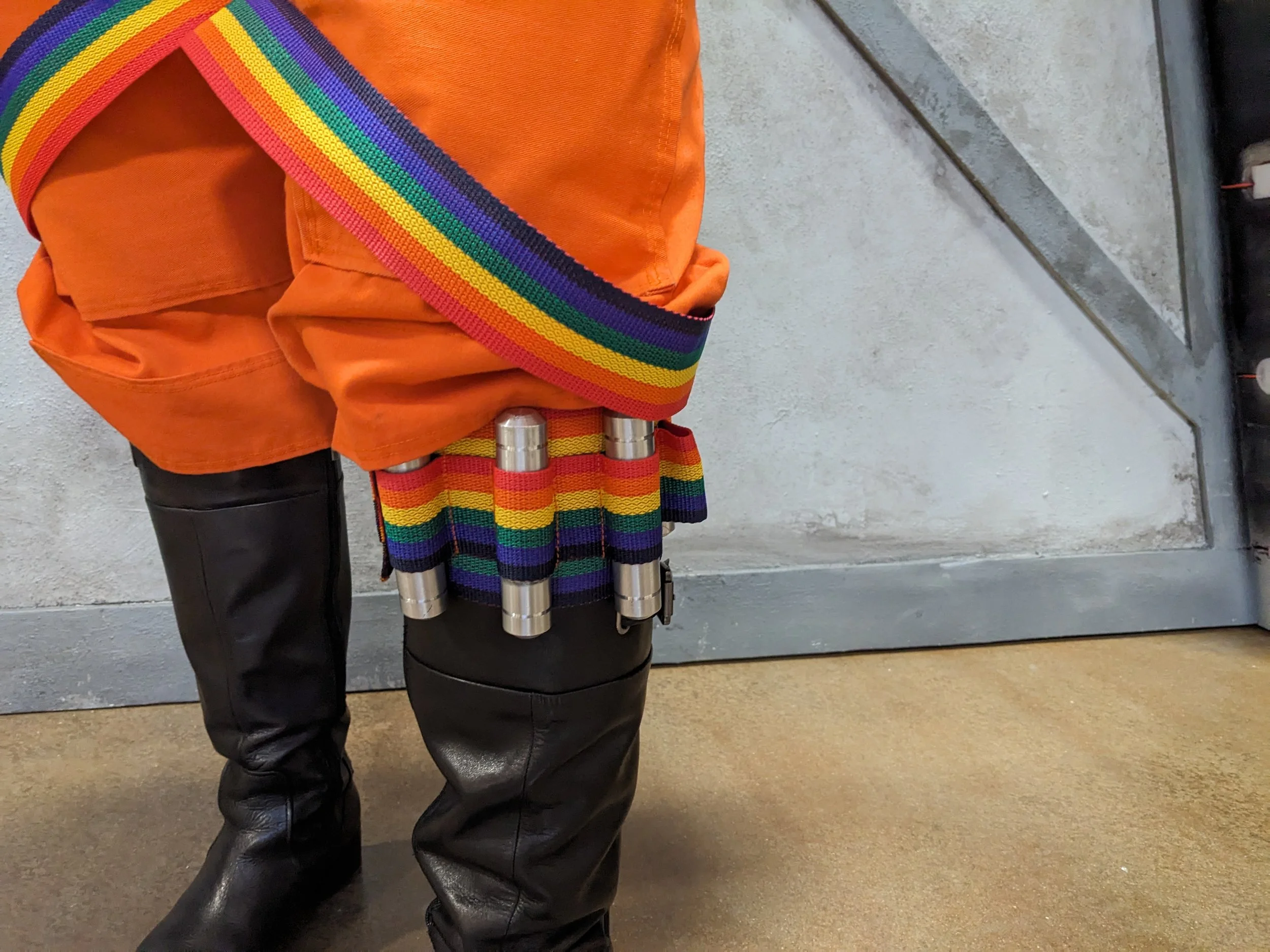 PRIDE X wing pilot ejection harness (Rainbow) — DH-P/FX