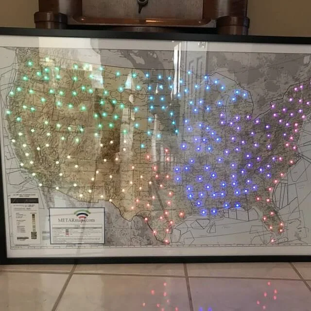 USA - METARmaps™ - Aviation Sectional LED METAR Maps