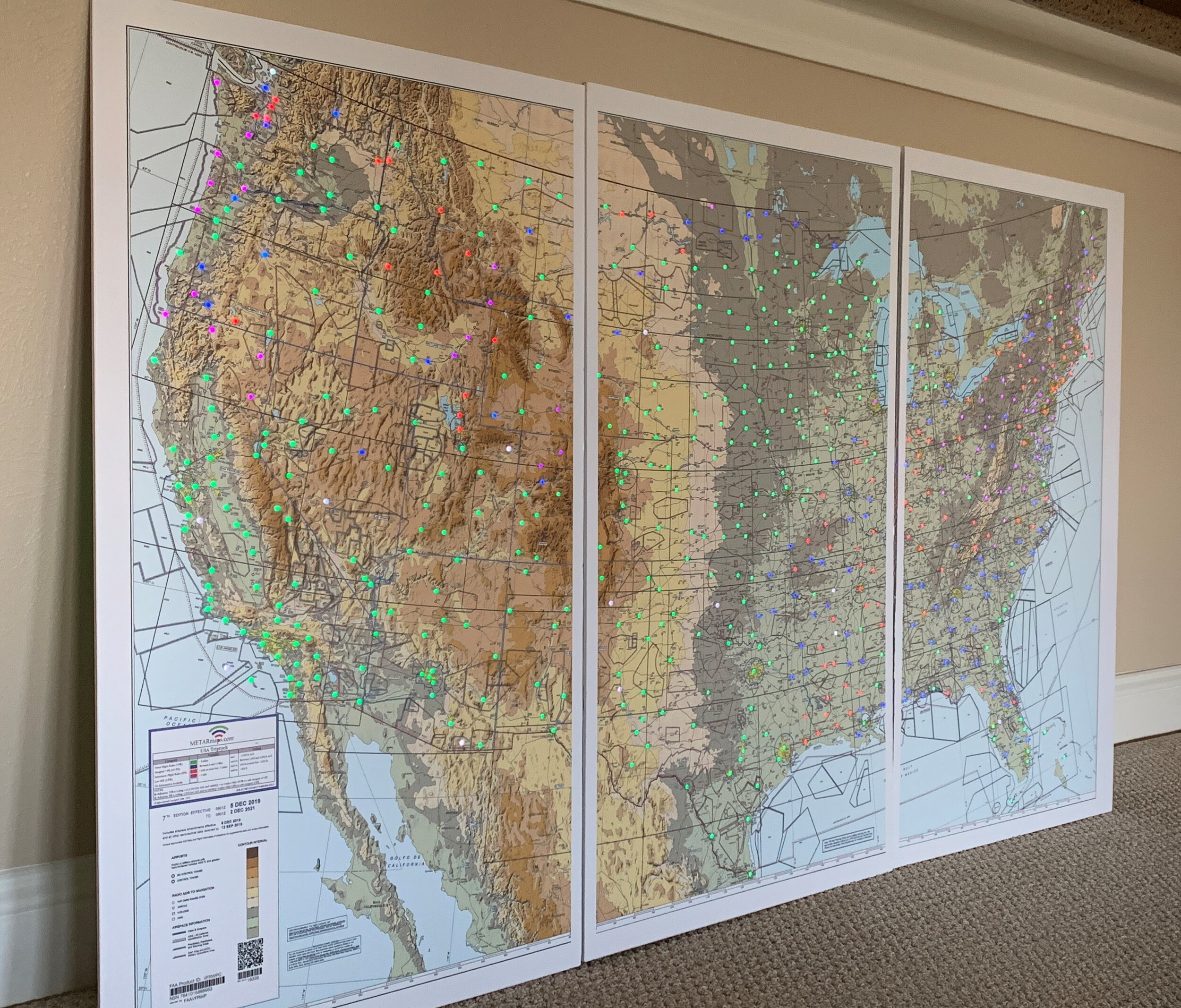 America - METARmaps™ - Aviation Sectional LED METAR Maps
