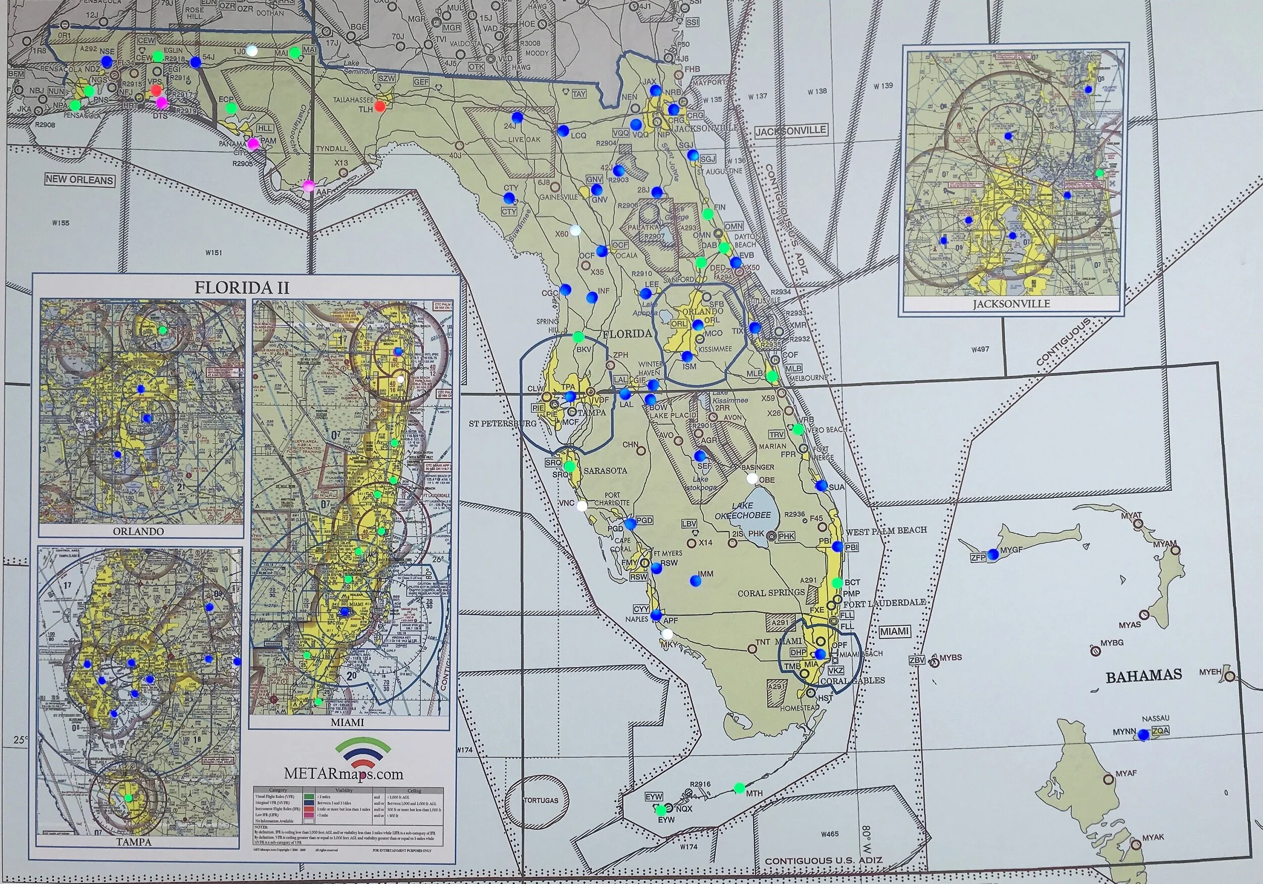 METARmaps™ — METARmaps™ - Aviation Sectional LED METAR Maps