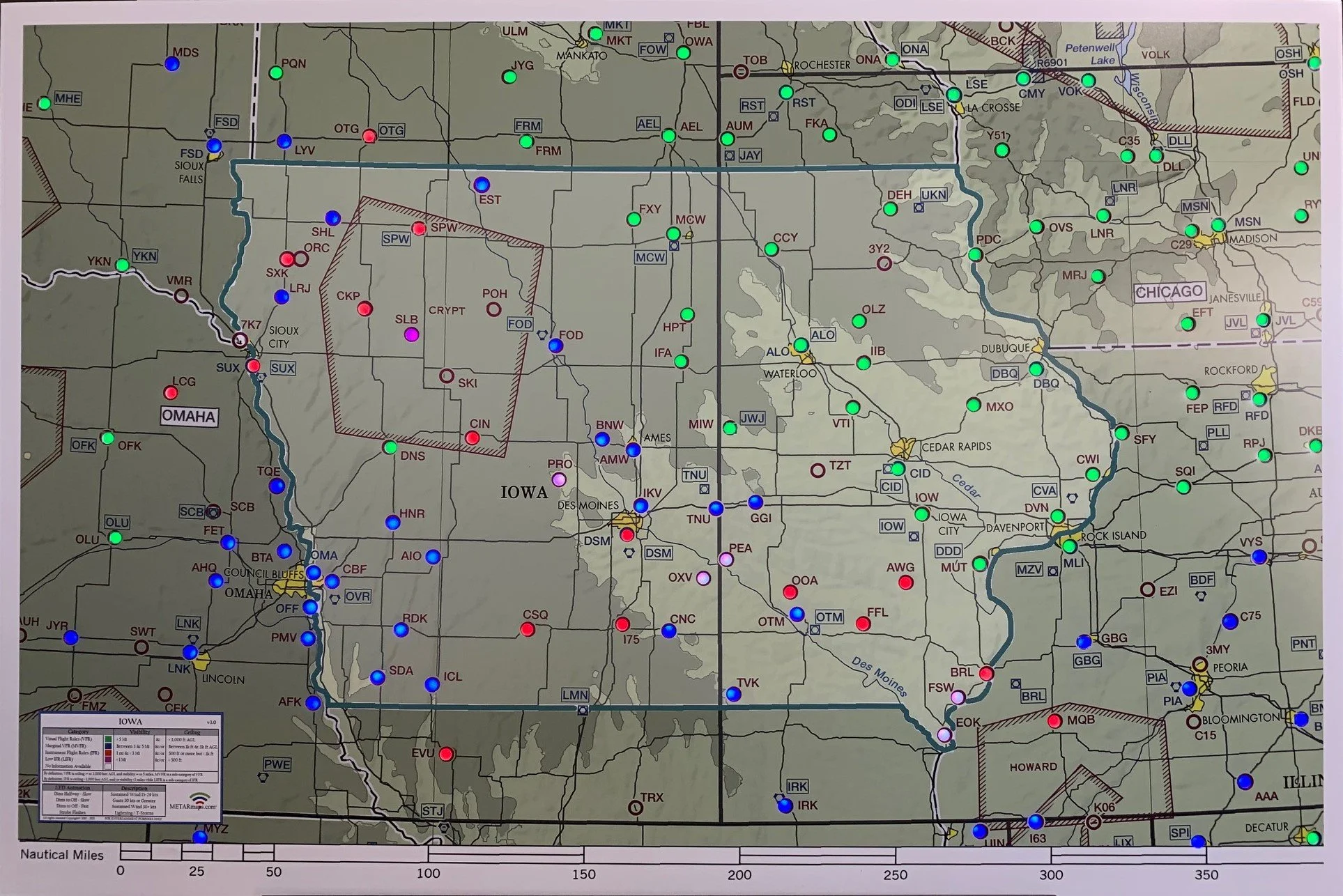 METARmaps™ — METARmaps™ - Aviation Sectional LED METAR Maps