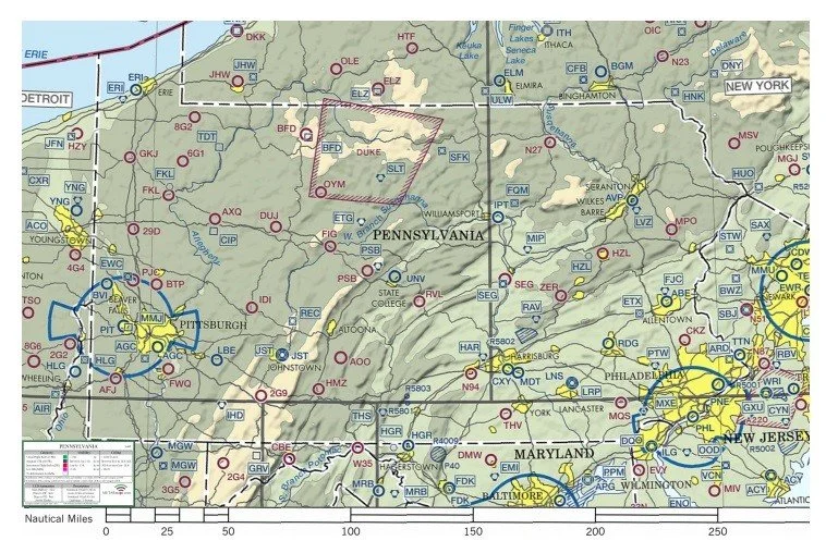 Pennsylvania - METARmaps™ - Aviation Sectional LED METAR Maps