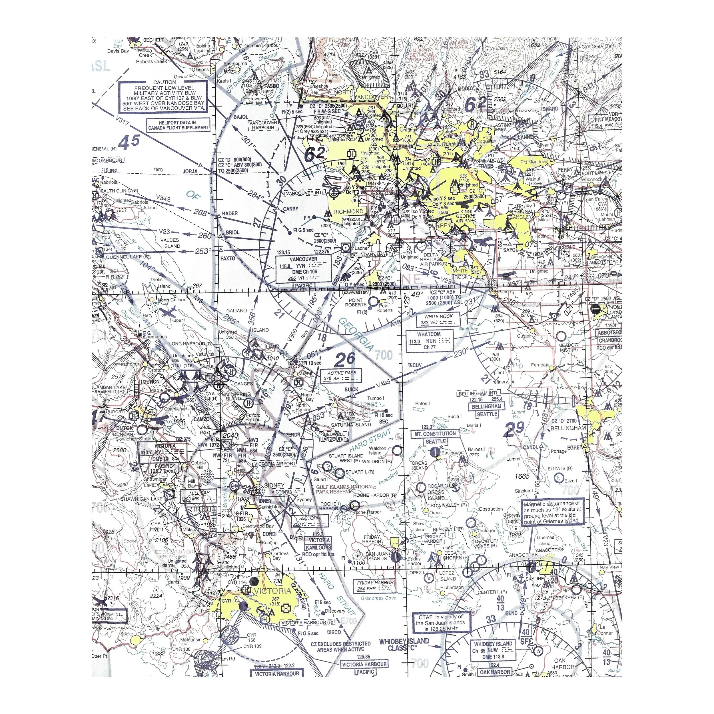 Vancouver (CYVR) - METARmaps™ - Aviation Sectional LED METAR Maps