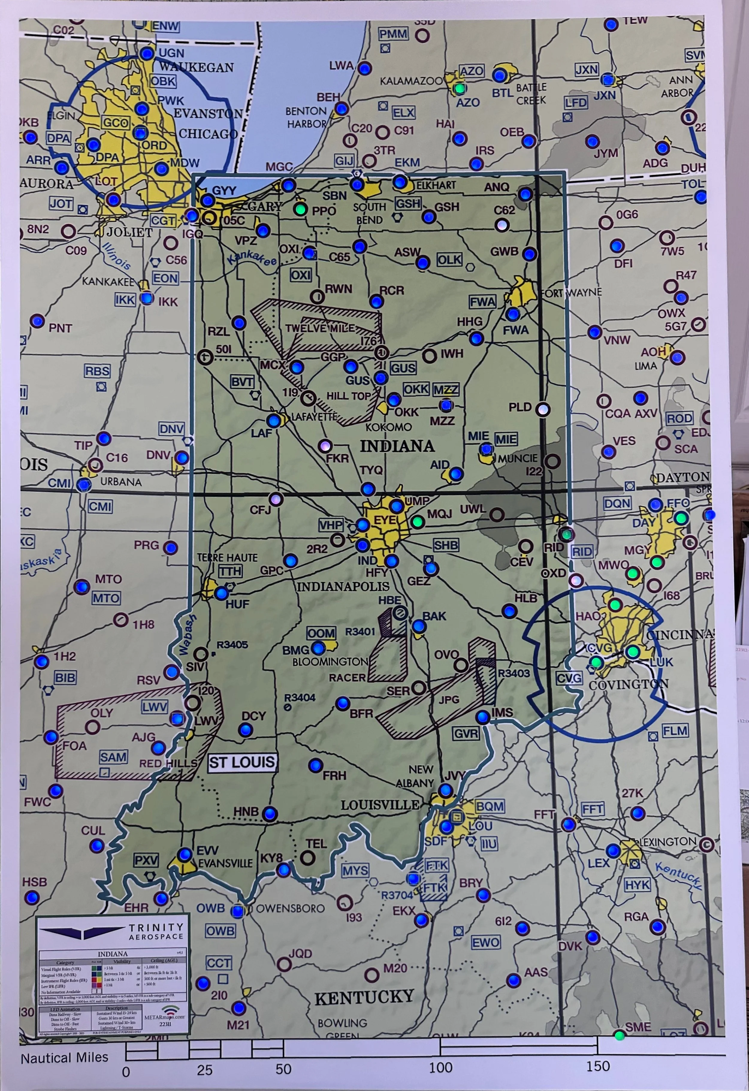 METARmaps™ — METARmaps™ - Aviation Sectional LED METAR Maps