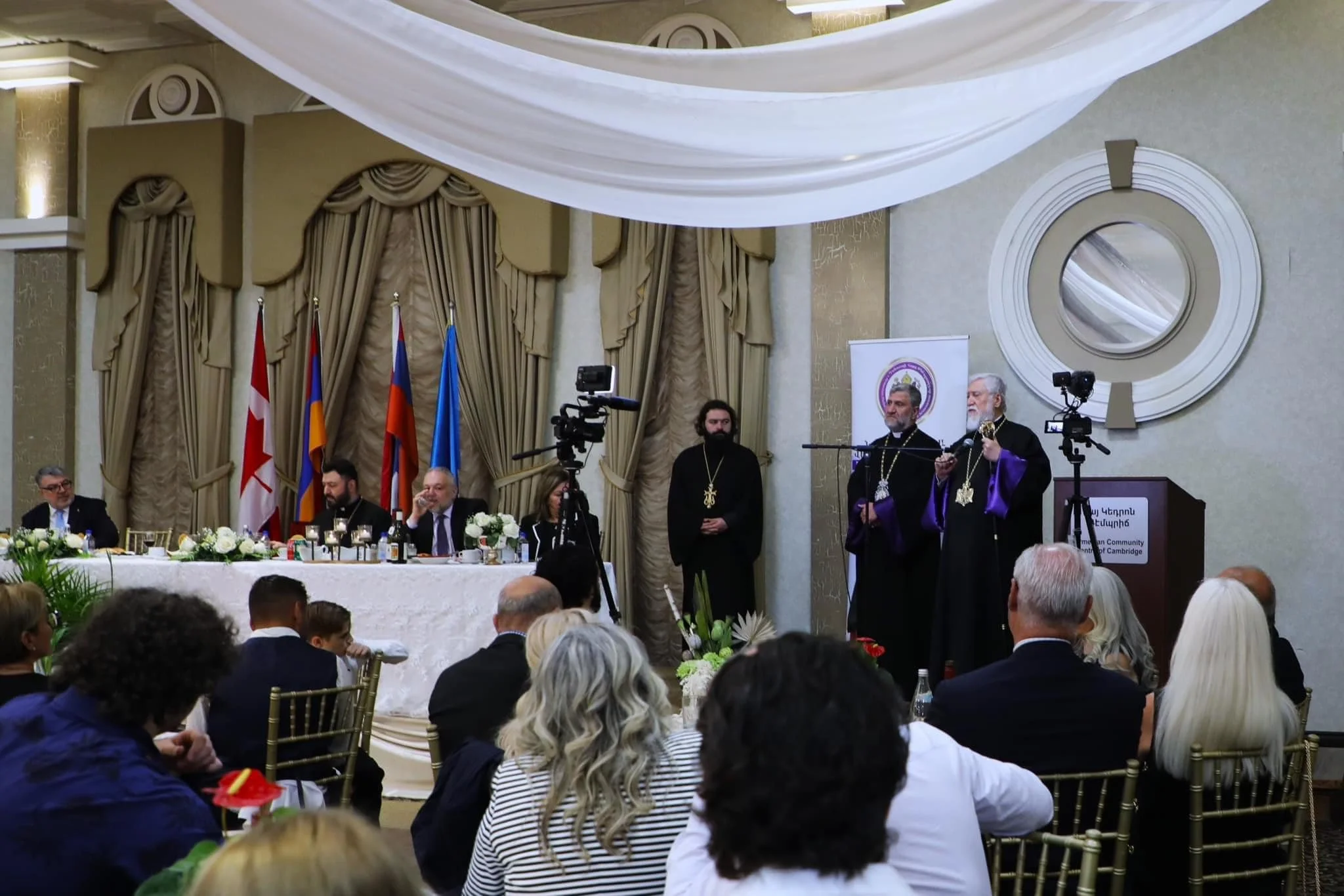 An Official Banquet in Honor of His Holiness Catholicos Aram I in Cambridge — The Middle East ...