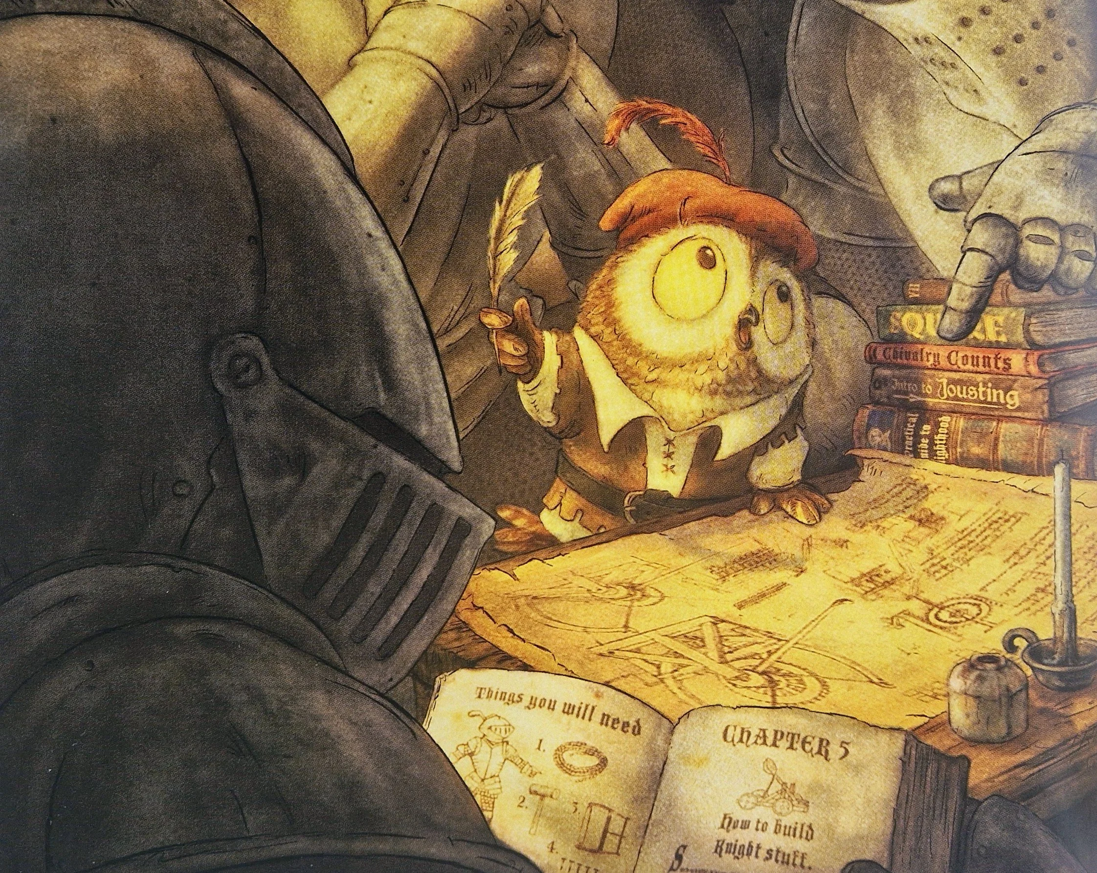 Making friends with Knight Owl — Tim Warnes