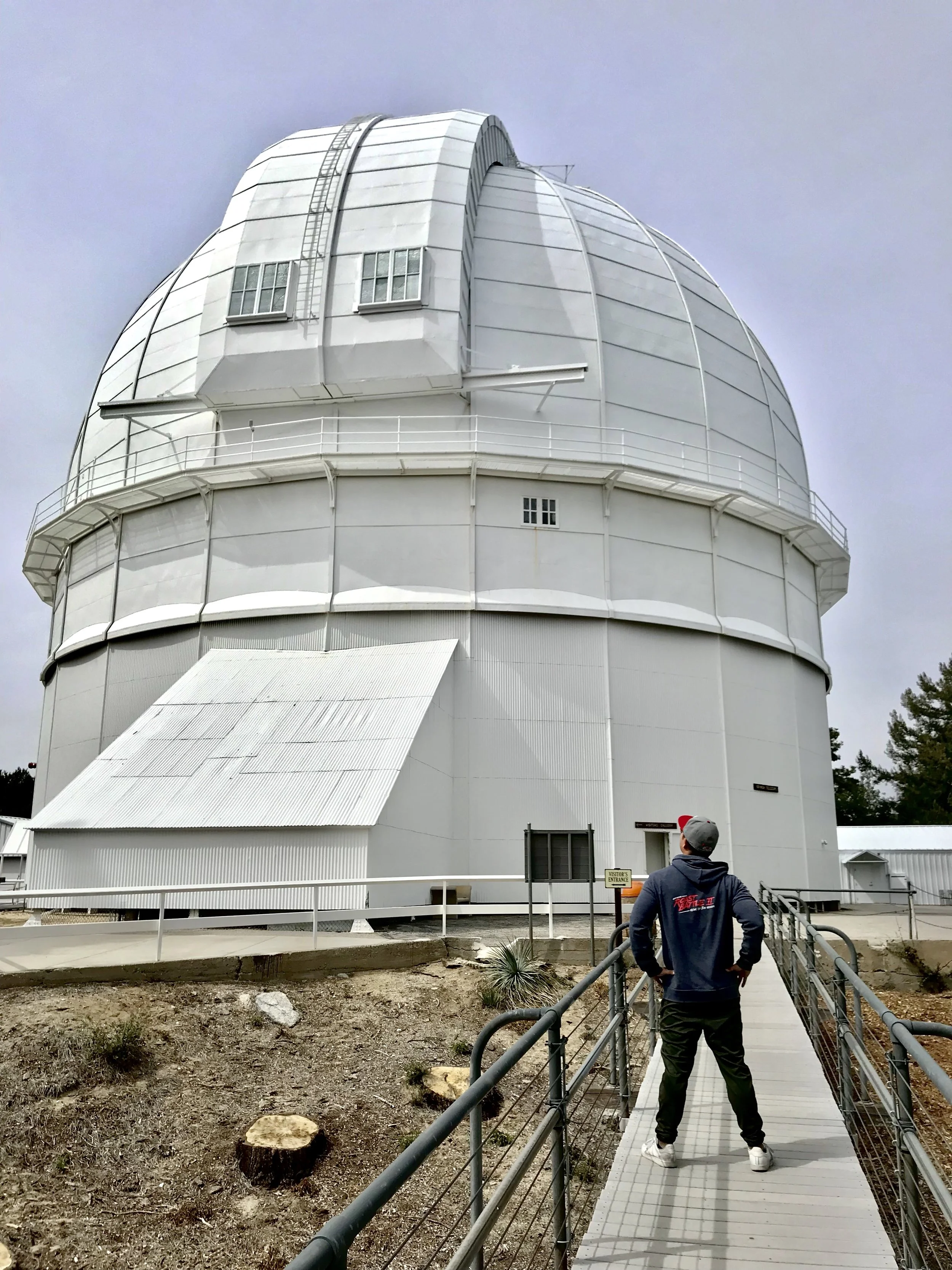 In Mount Wilson Observatory Telescope