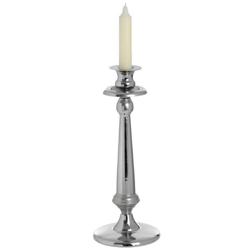 Curve Candlestick — Interior White