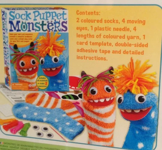Sock Puppet Monsters Kit — Interior White
