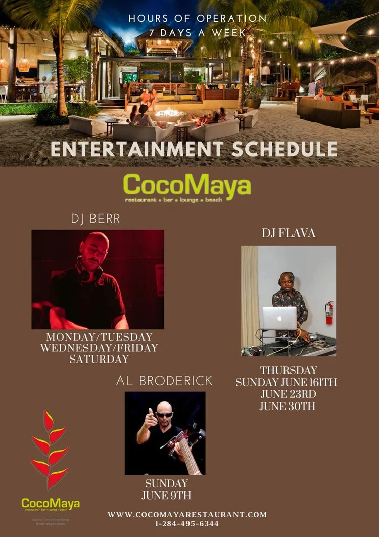 CocoMaya Restaurant is just around the corner from The Baths, located ...