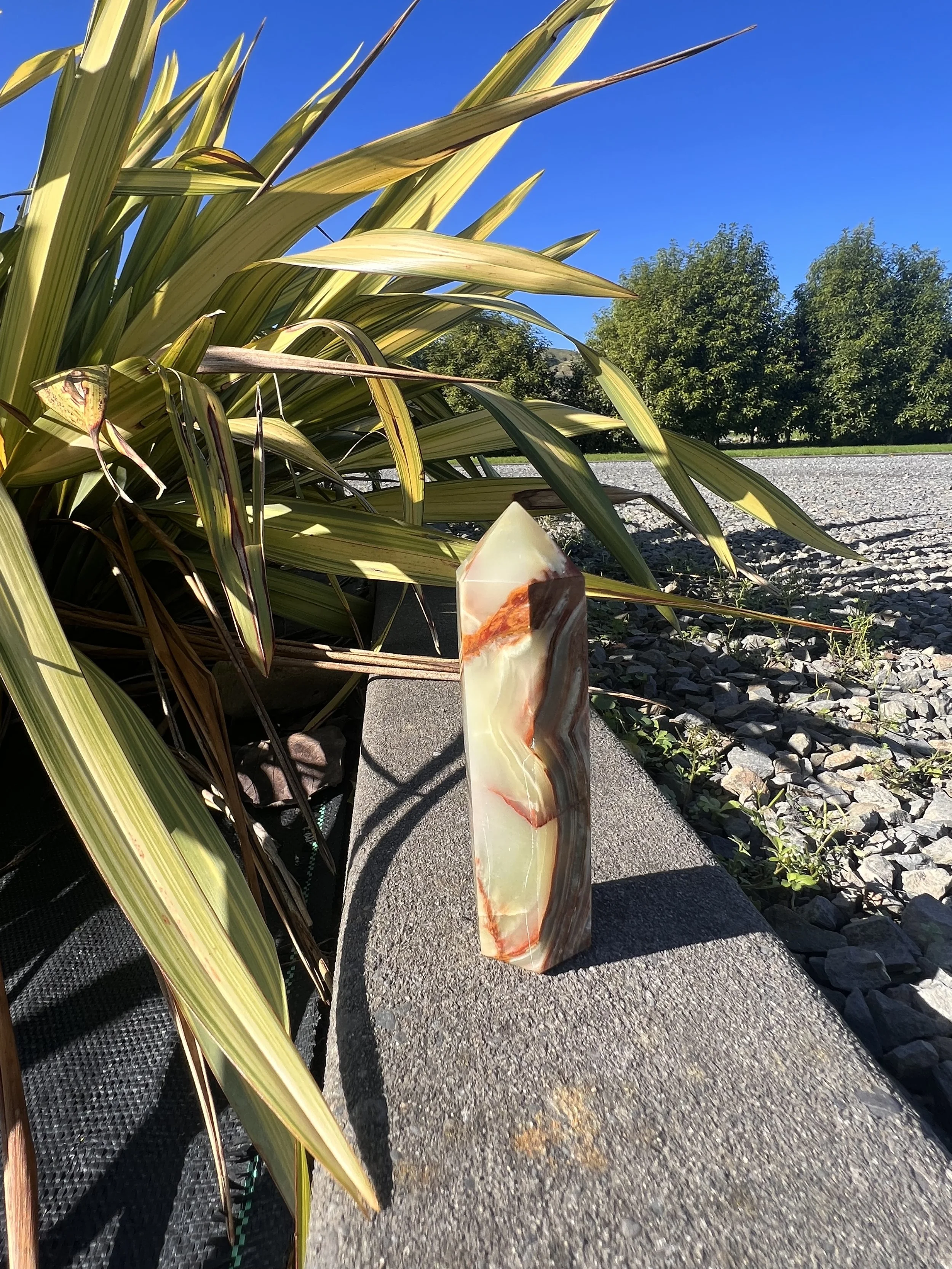 Green Calcite with Arragonite Point — The Capricorn Spirit