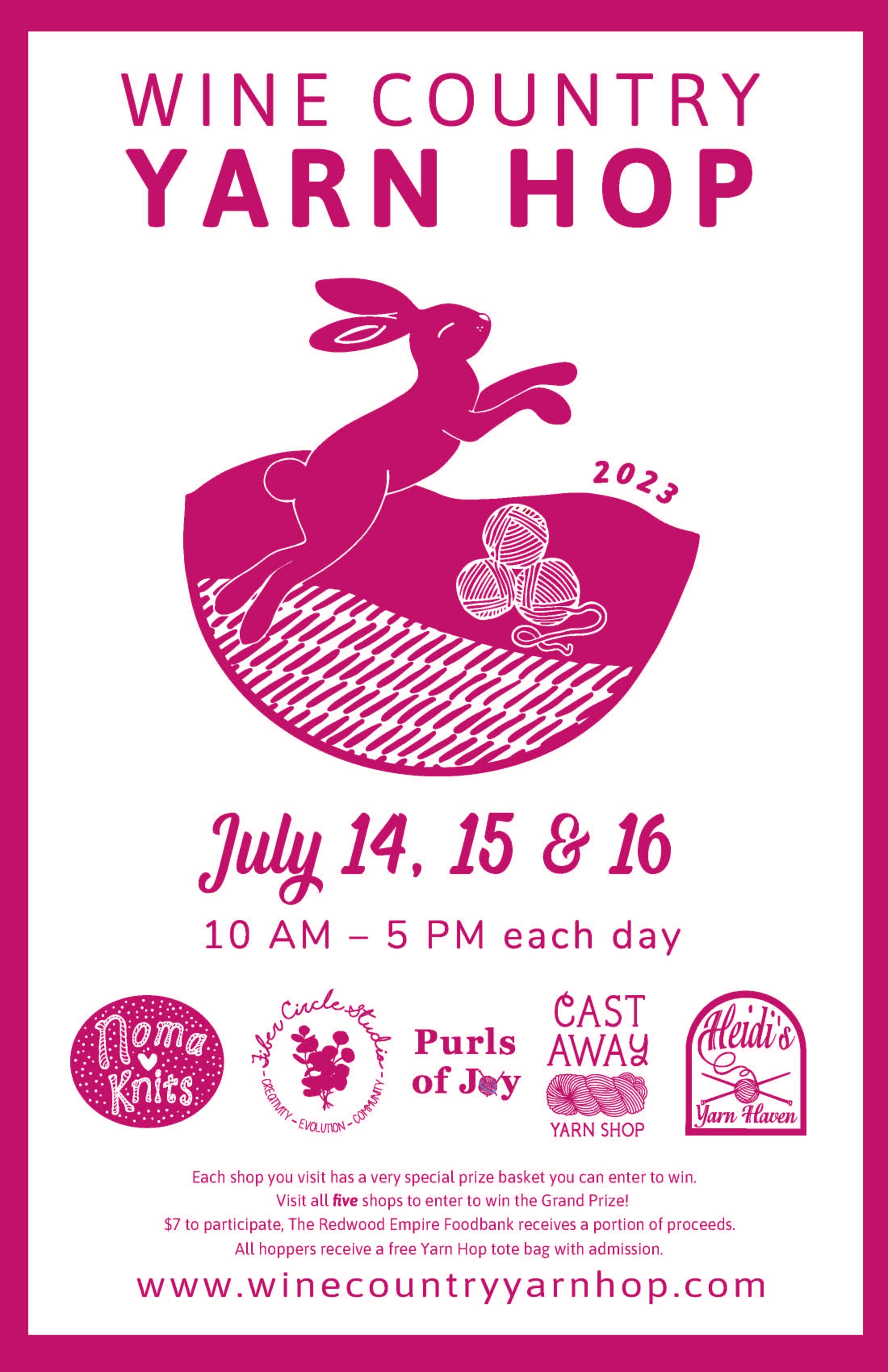 Wine County Yarn Hop
