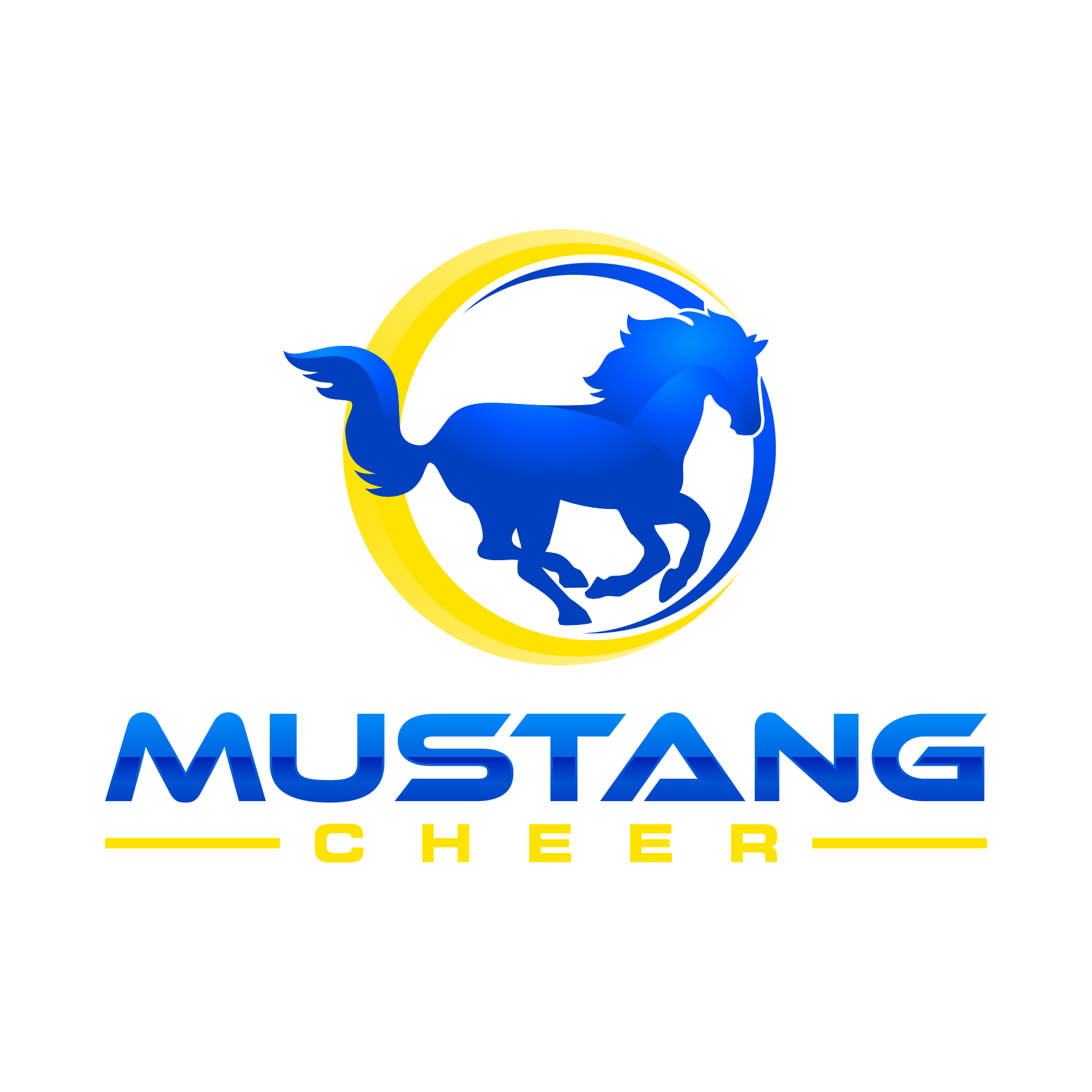 Mustangs Logo Blue