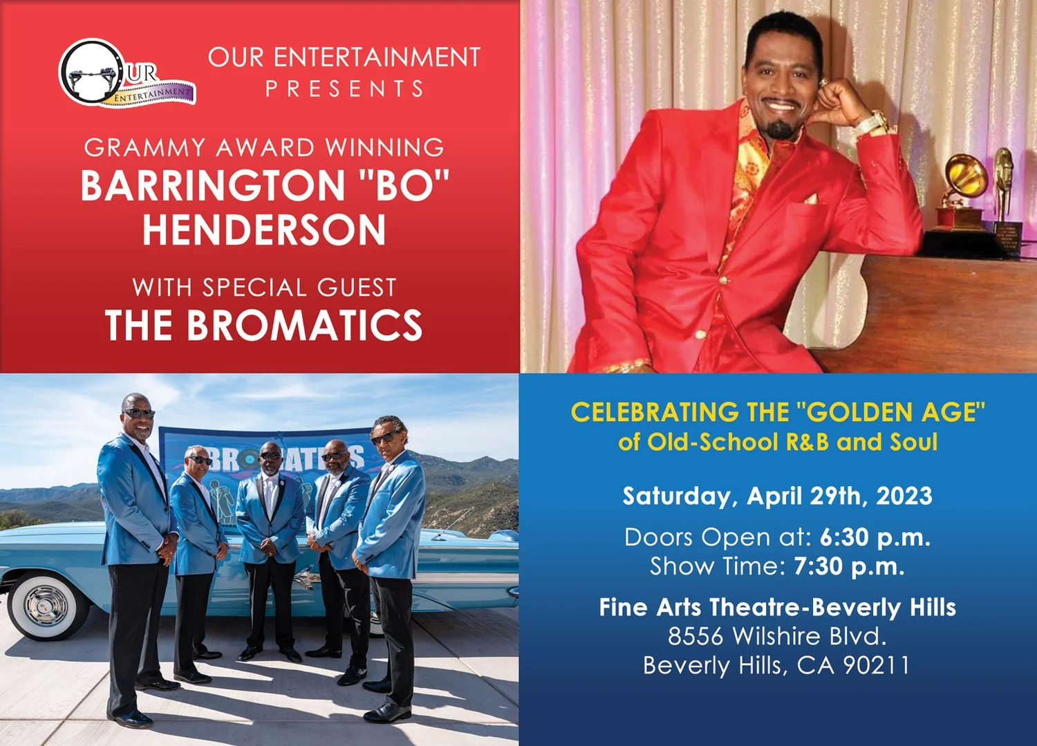 TICKETS ON SALE NOW — OUR Entertainment