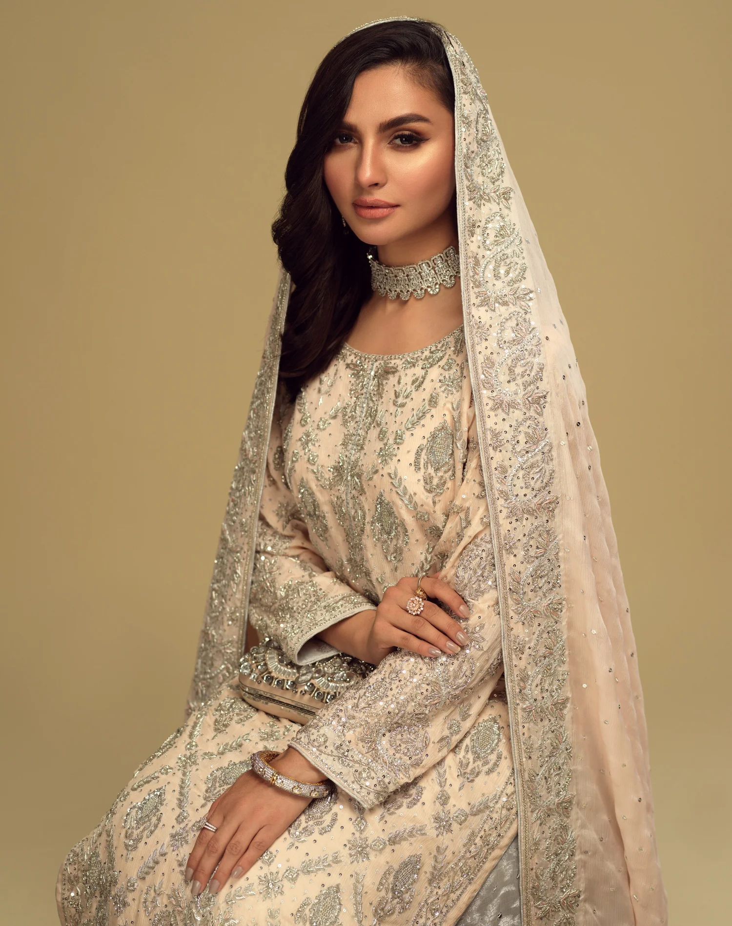 Bridal Dresses Hand Embroidery Chiffon Collections Vol 1 ROSEBERRY ICE ...