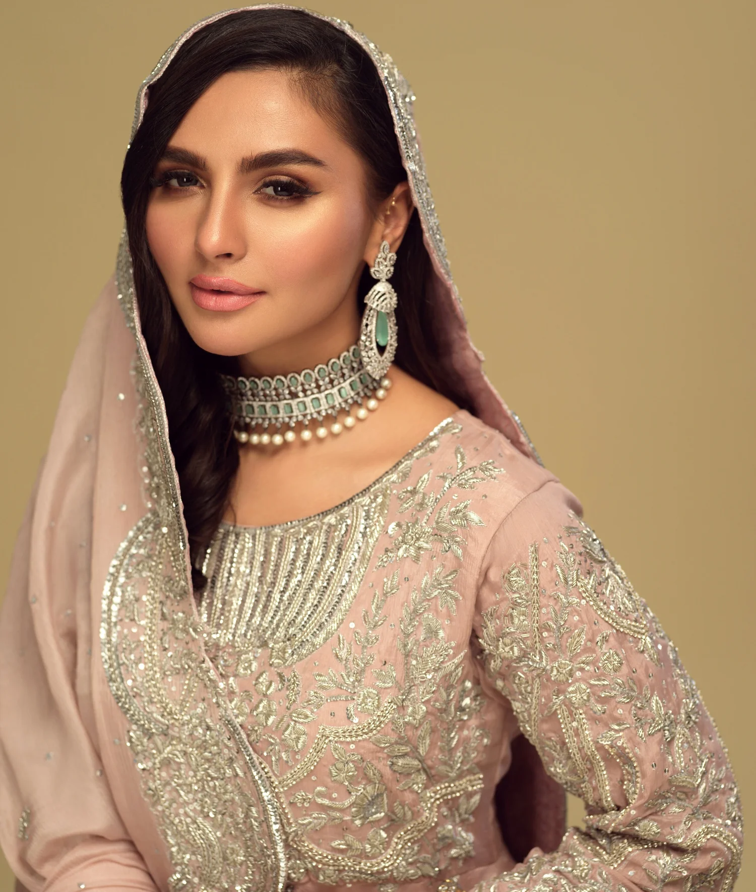 Bridal Dresses Hand Embroidery Chiffon Collections Vol 1 Roya E Husn ...