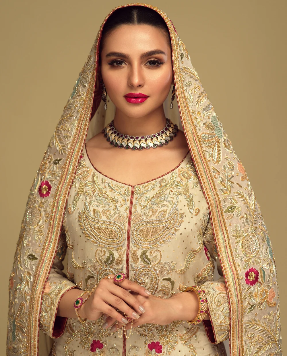Bridal Dresses Hand Embroidery Chiffon Collections Vol 1 ROSEBERRY ICE ...