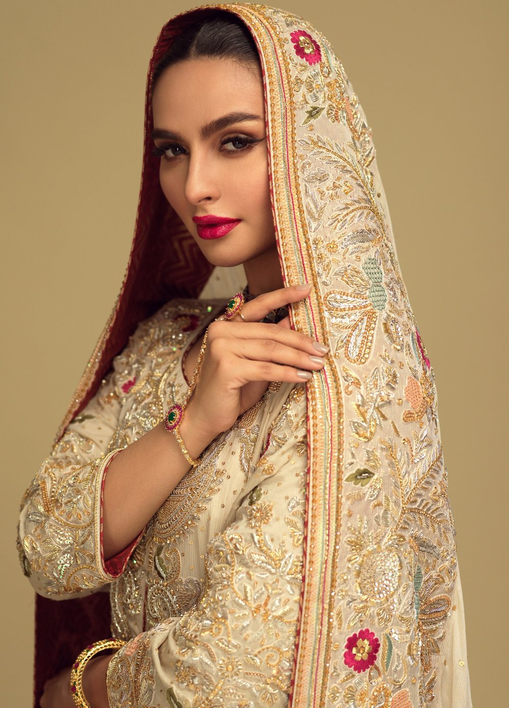 Bridal Dresses Hand Embroidery Chiffon Collections Vol 1 ROSEBERRY ICE ...