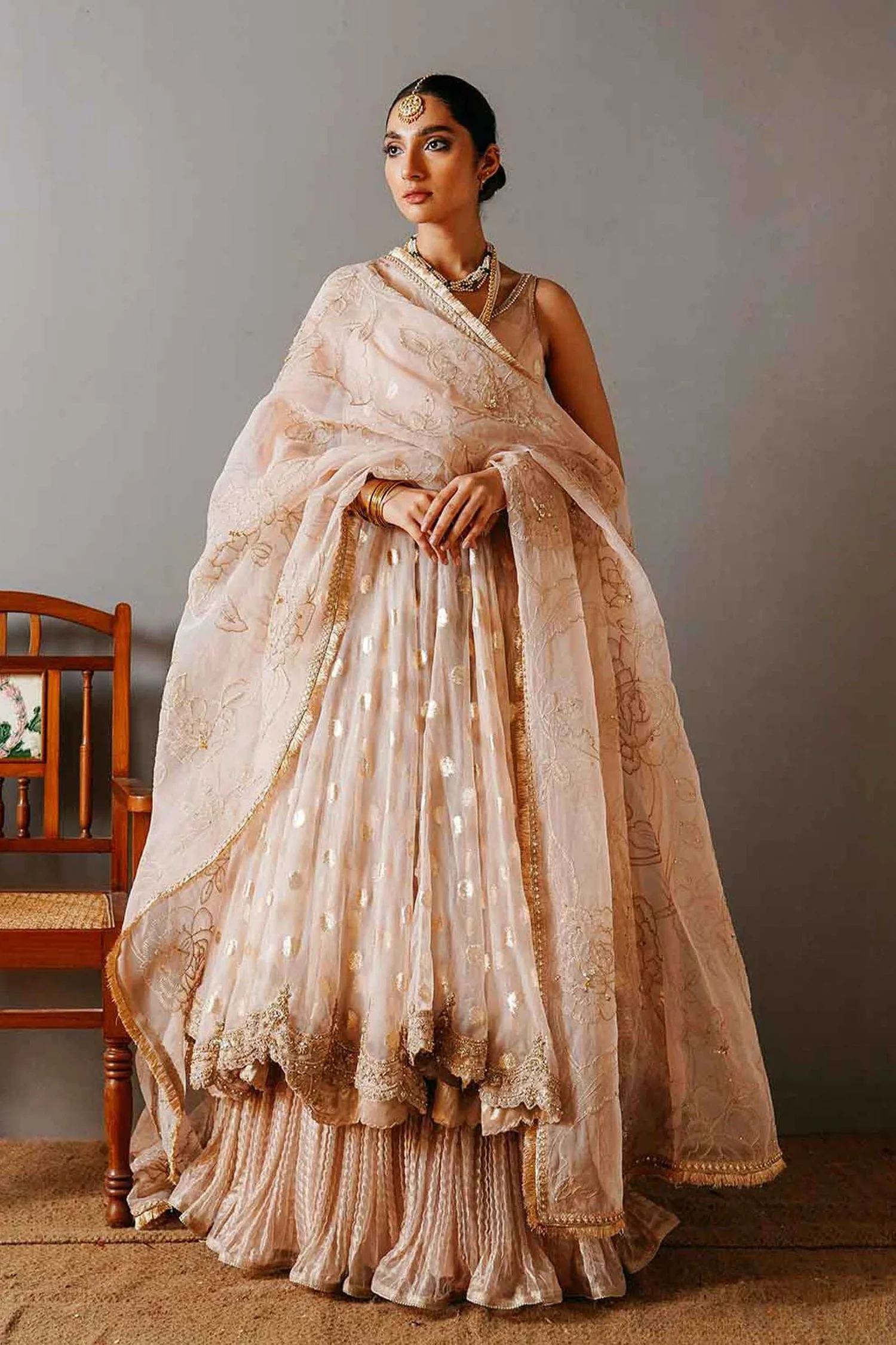Bridal Dresses Hand Embroidery Chiffon Collections ZC-3020 By Sammy ...