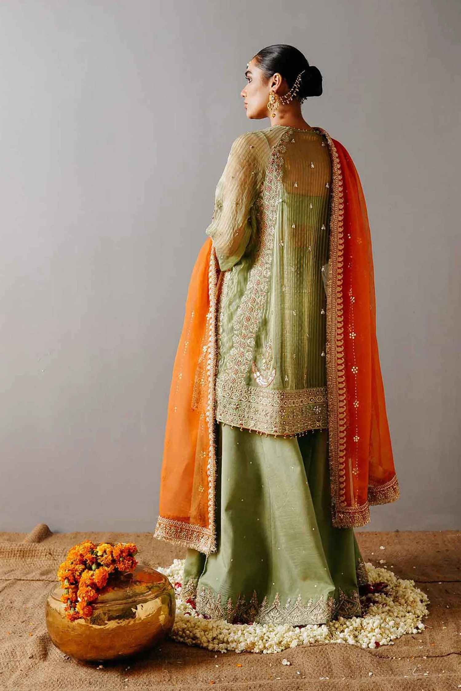 Bridal Dresses Hand Embroidery Chiffon Collections ZC-3012 By Sammy ...