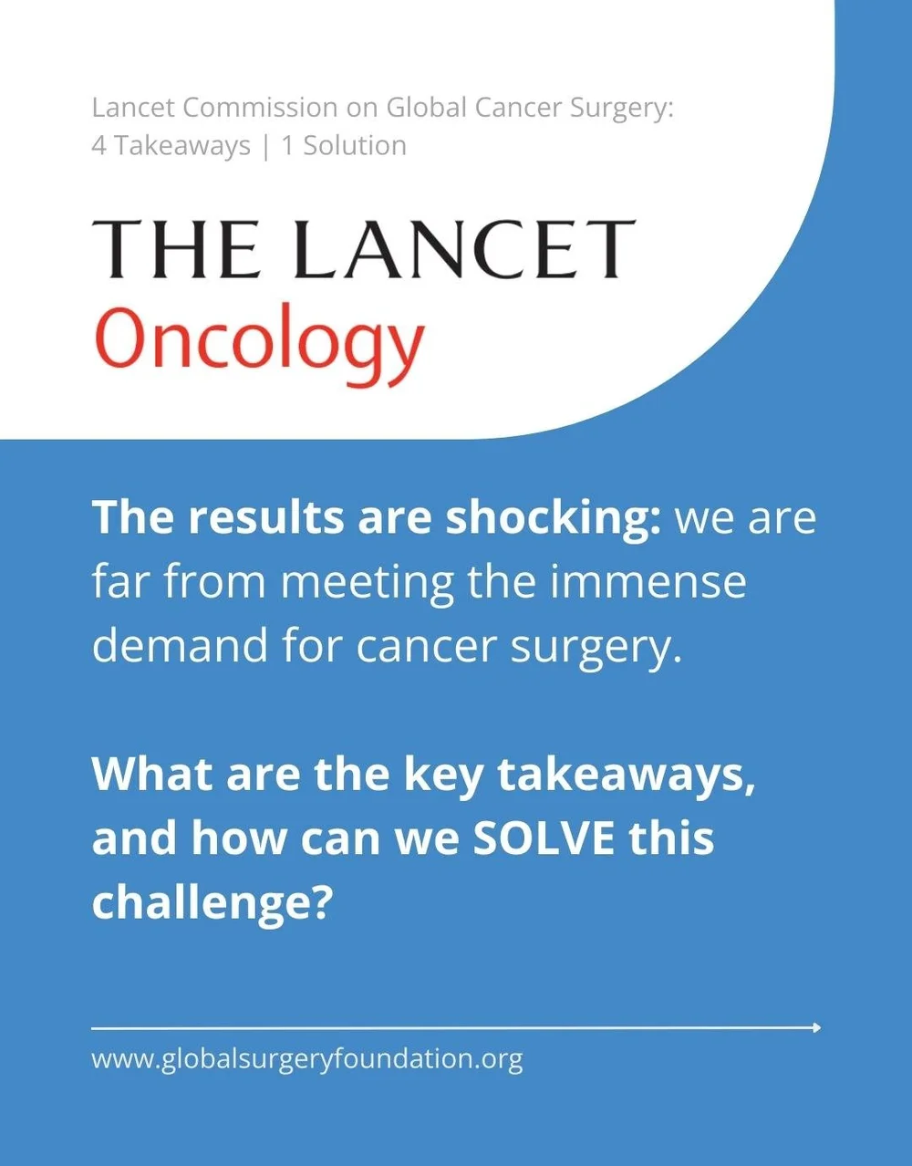 Findings from the Lancet Commission on Global Cancer Surgery — The ...