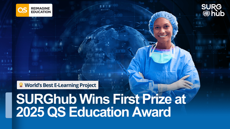 SURGhub Wins 2025 QS Reimagine Education Award for Best E-Learning ...