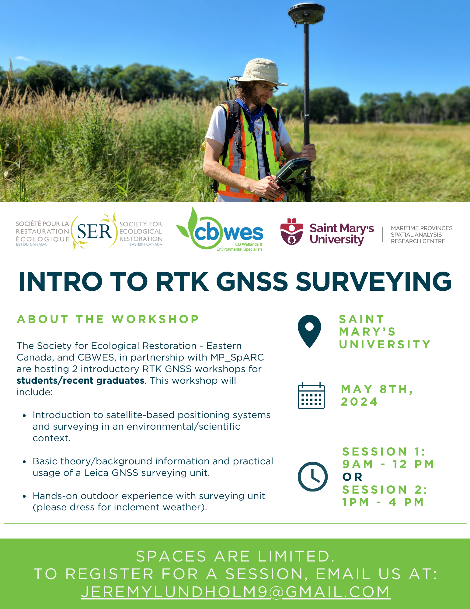 Intro to RTK GNSS Surveying Workshop — TransCoastal Adaptations